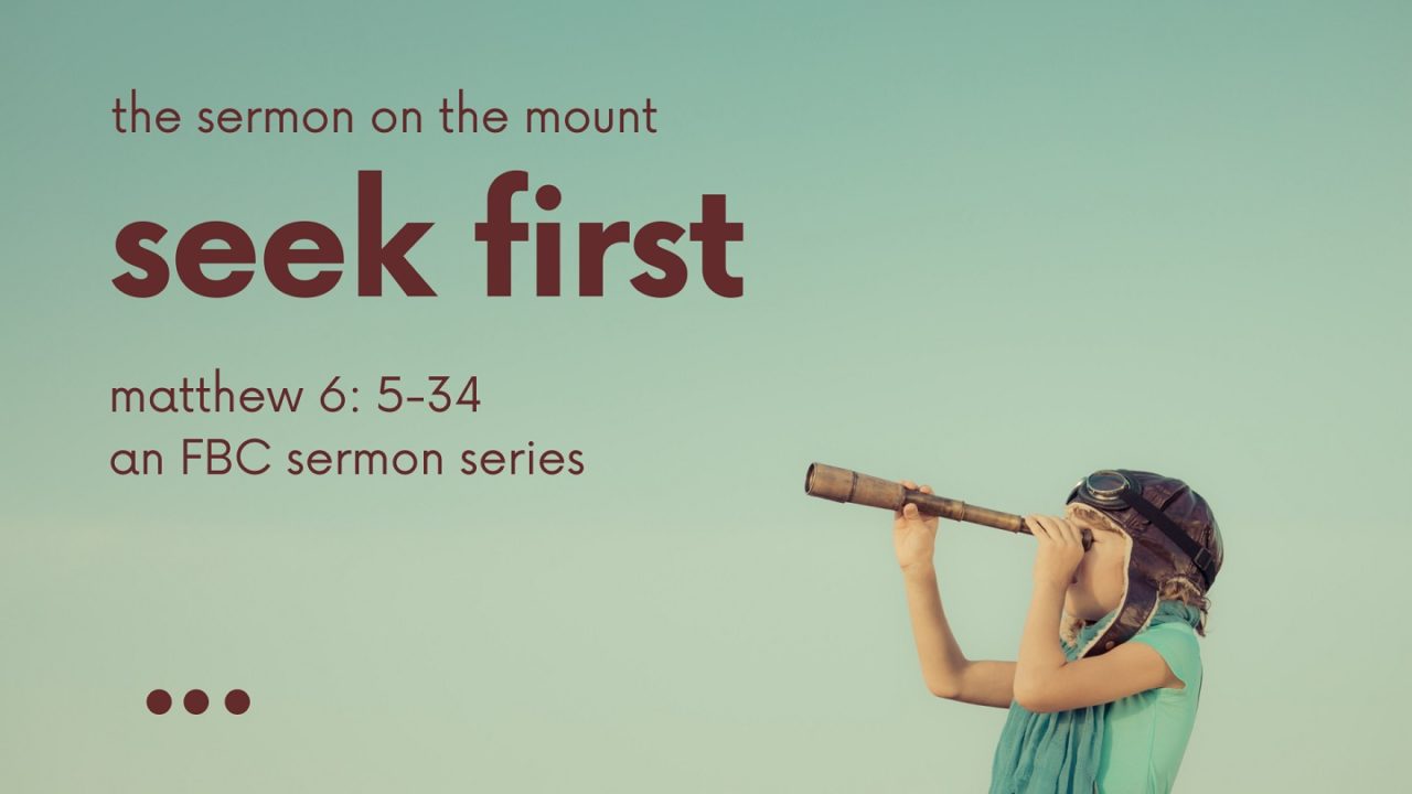 Sermons - Come to First