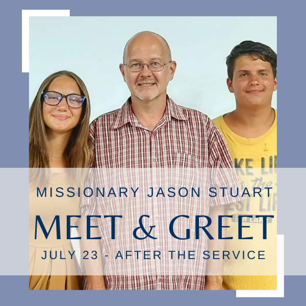 Jason Stuart - Meet & Greet - Come to First